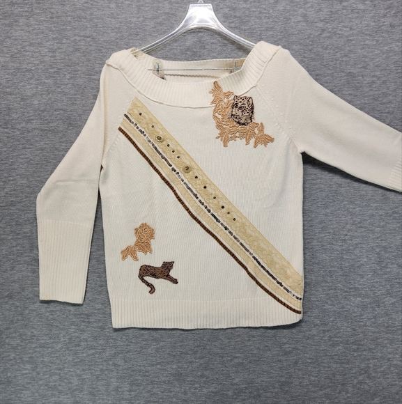 Together | Sweaters | Vintage Together 8s Womens Boat Neck Sweater Lg ...